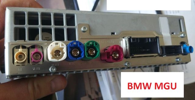 BMW head unit HU_MGU (Media Graphics Unit) - новое головное устройство ...
